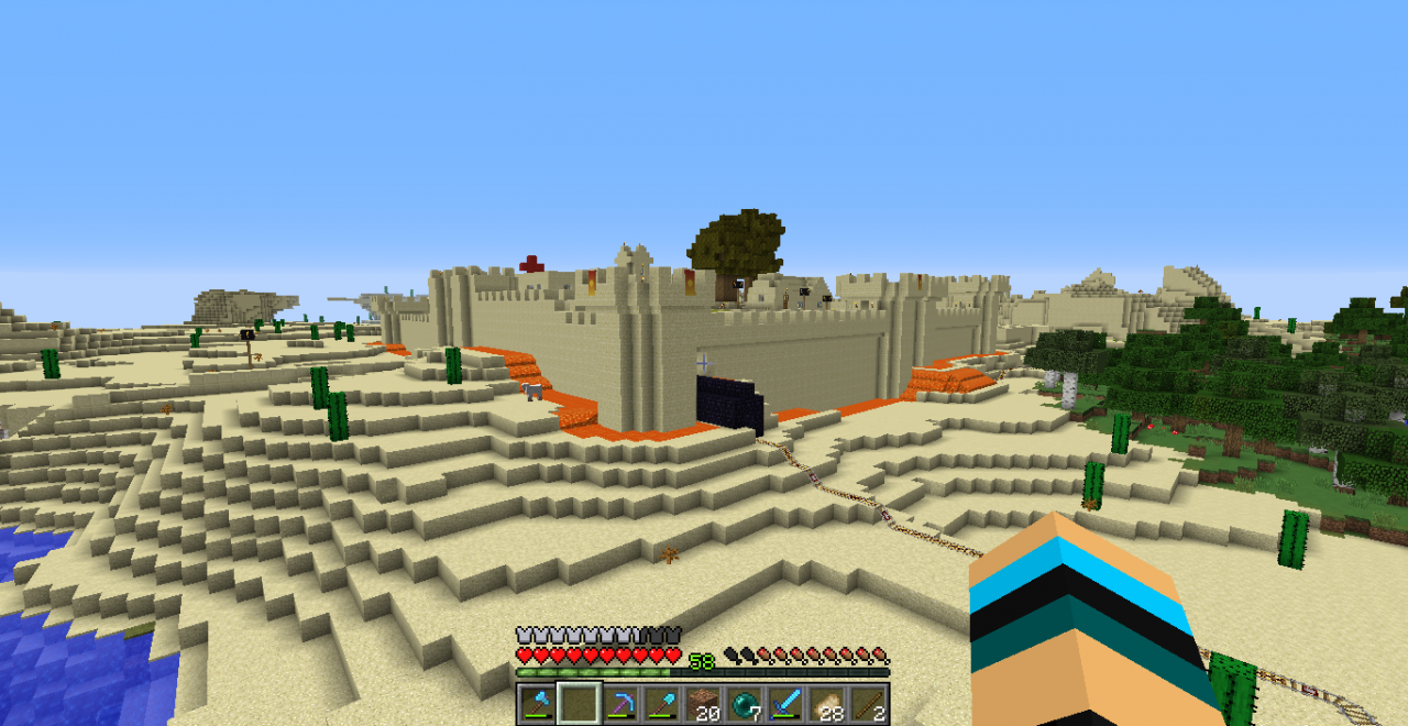 Desert Castle Minecraft Map