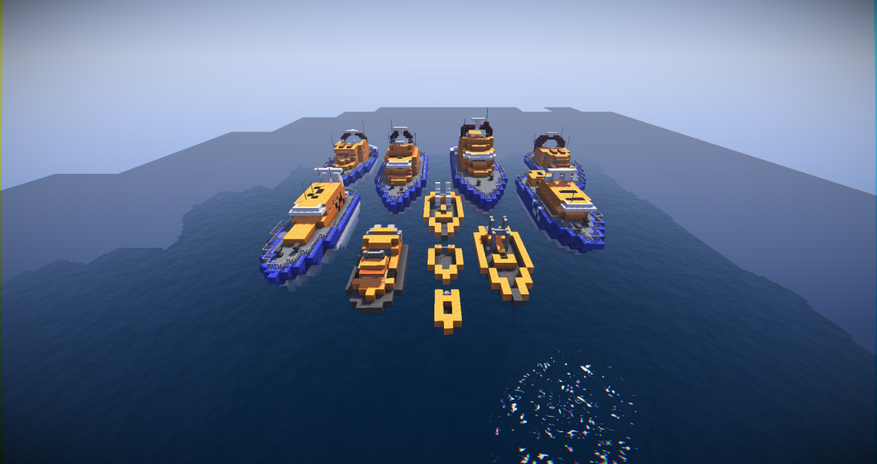 RNLI Life Boat Bundle | (Download) Minecraft Map