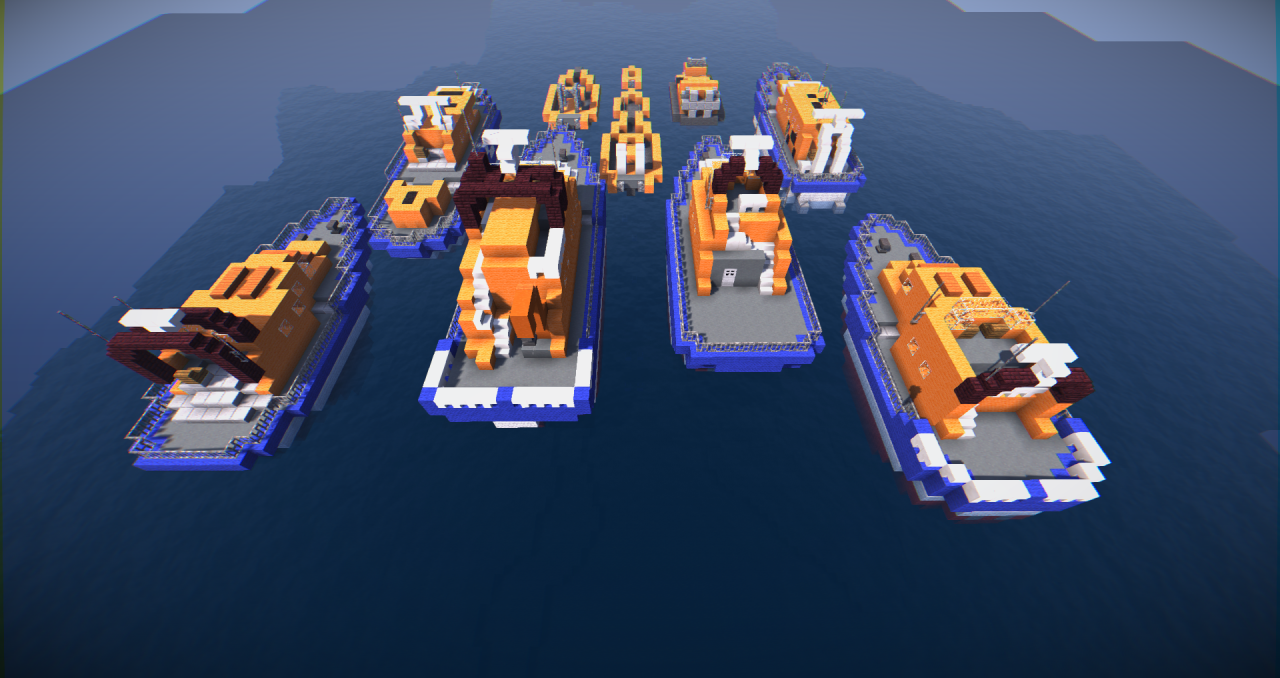 RNLI Life Boat Bundle | (Download) Minecraft Map
