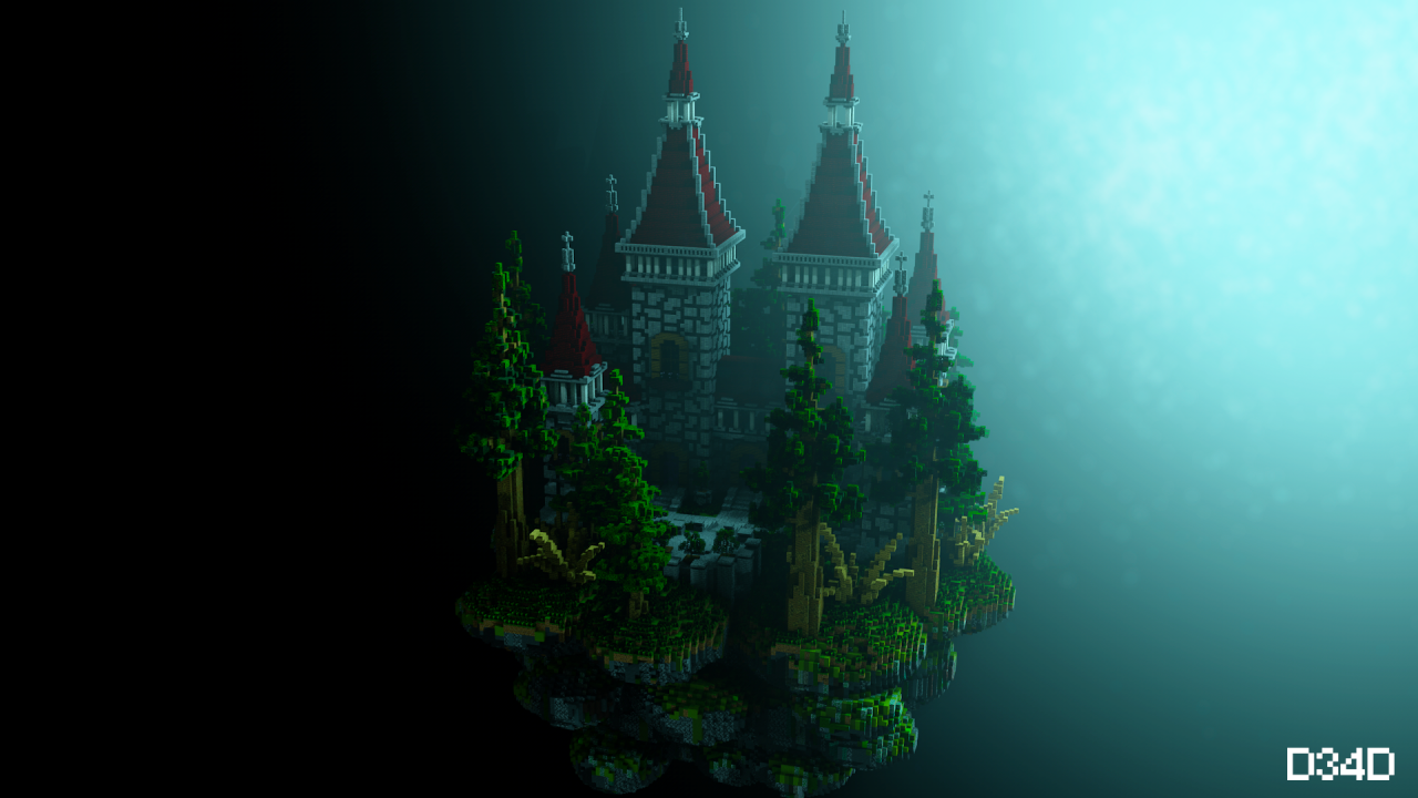 Rubin Castle - Server Hub Minecraft Map