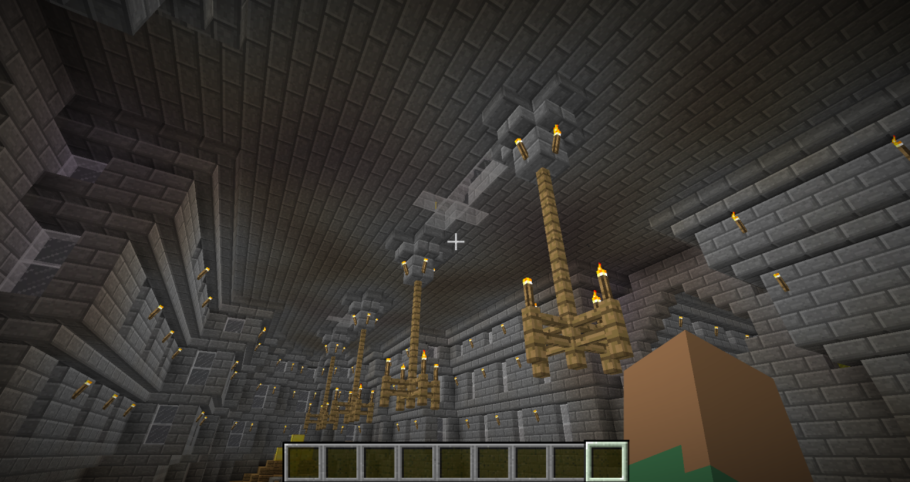 Small Middle Ages Cross Shaped Cathedral Minecraft Map