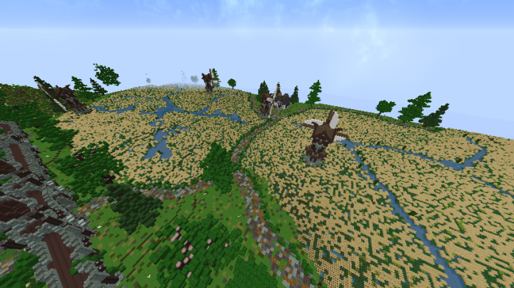 Cool server spawn town. Minecraft Map