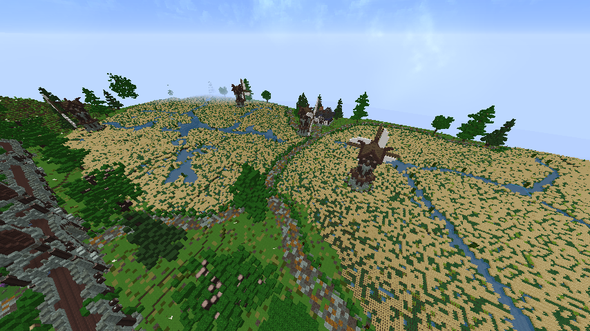 Cool server spawn town. Minecraft Map