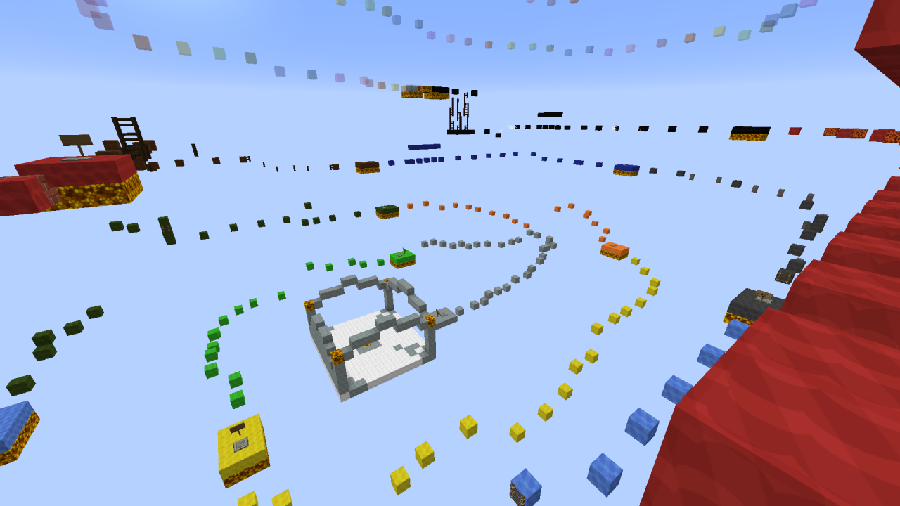 Jump´n´Run Map - 12 level Minecraft Map