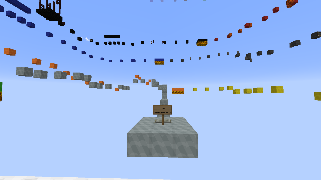 Jump´n´Run Map - 12 level Minecraft Map