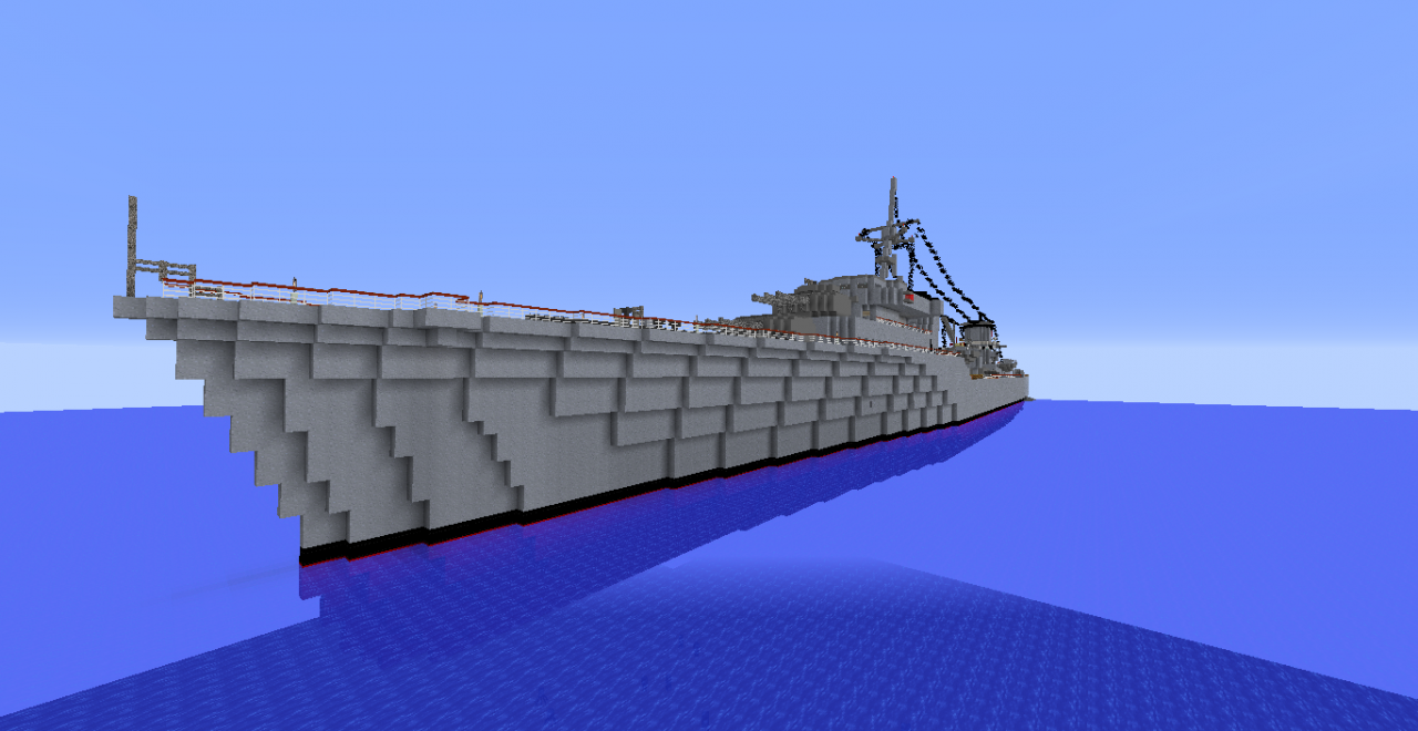 French Cruiser Emile Bertin Minecraft Map
