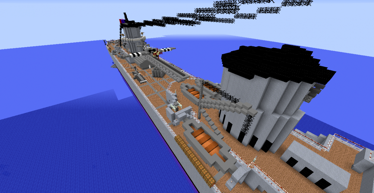 French Cruiser Emile Bertin Minecraft Map