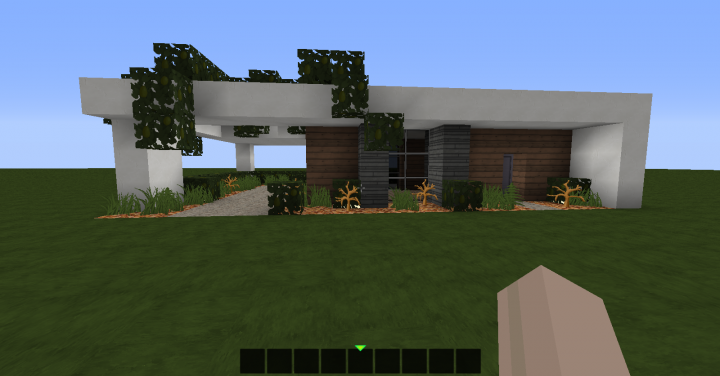 Simple Modern House 20x15 Minecraft Map