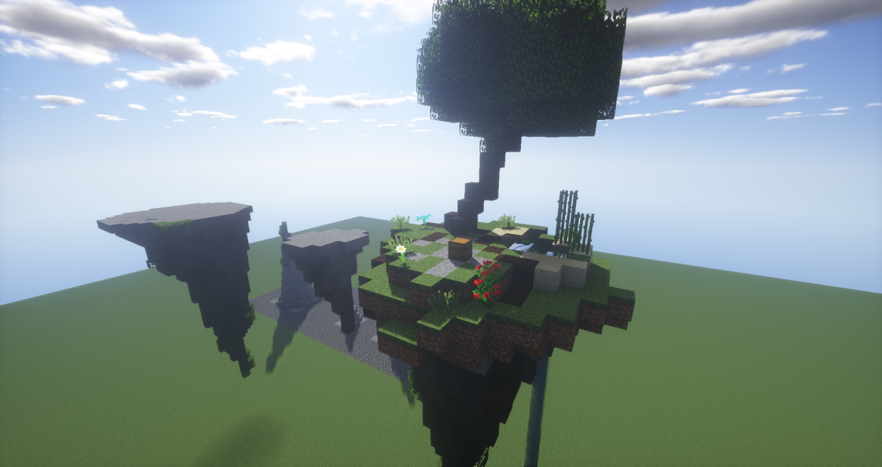 Story Book Skyblock Spawn w/ Islands Minecraft Map