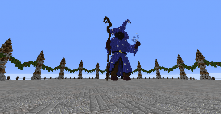 Wizard with hat Minecraft Map