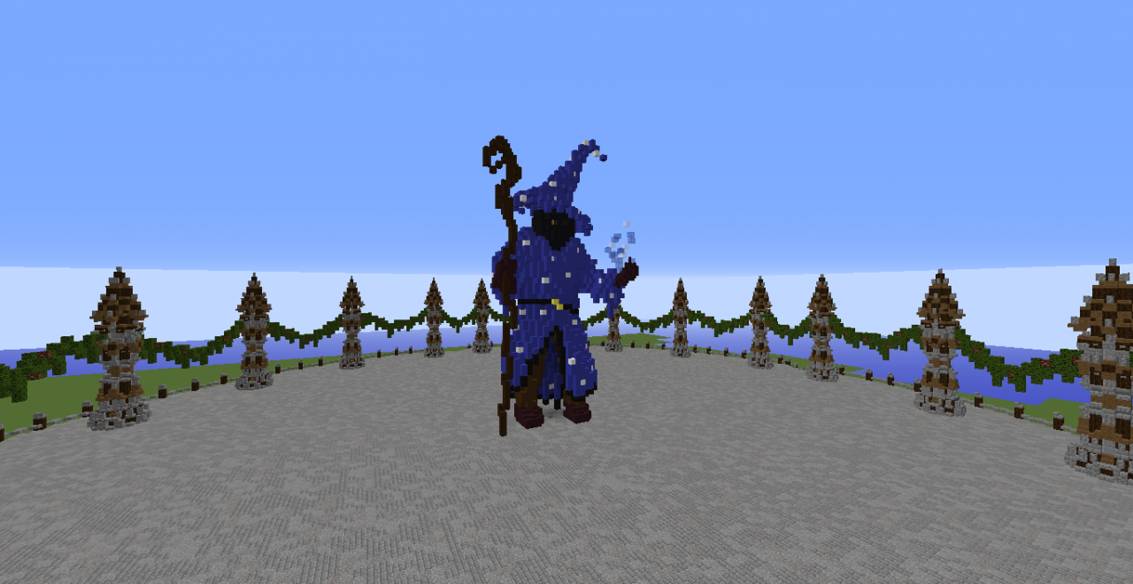 Wizard with hat Minecraft Map