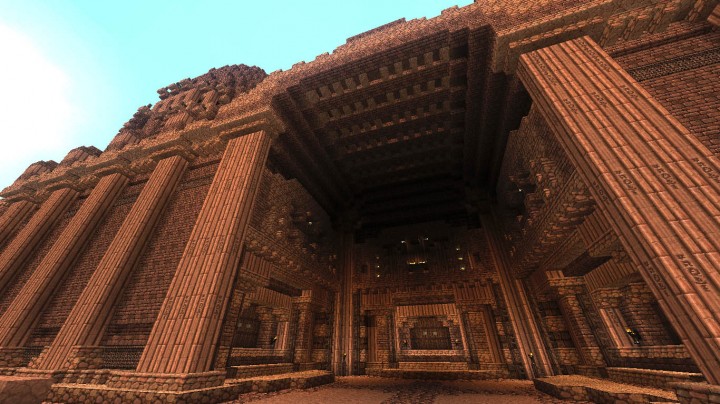 Sandstone Temple Minecraft Map
