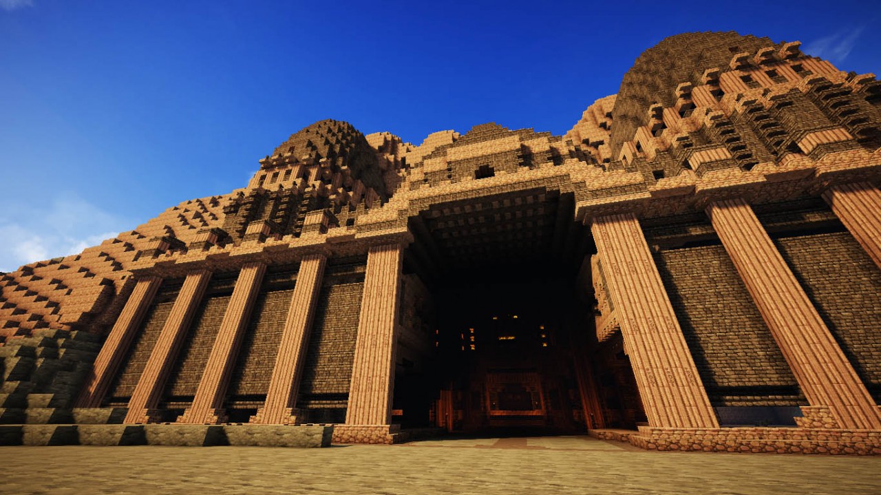 Sandstone Temple Minecraft Map