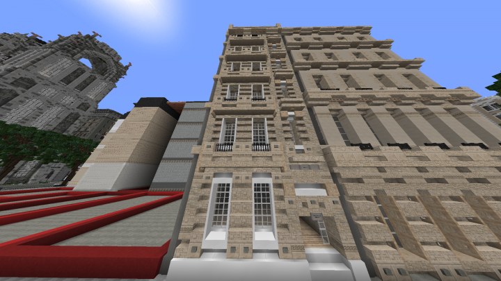 Paris themed - Townhouse |UseTheBlocks| Minecraft Map