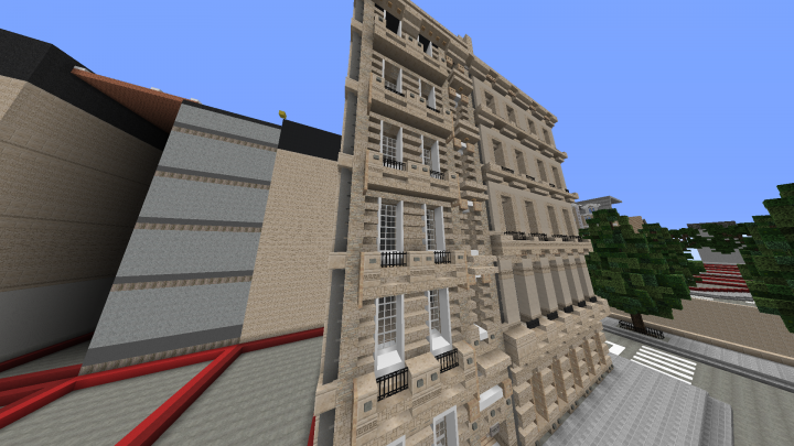 Paris themed - Townhouse |UseTheBlocks| Minecraft Map
