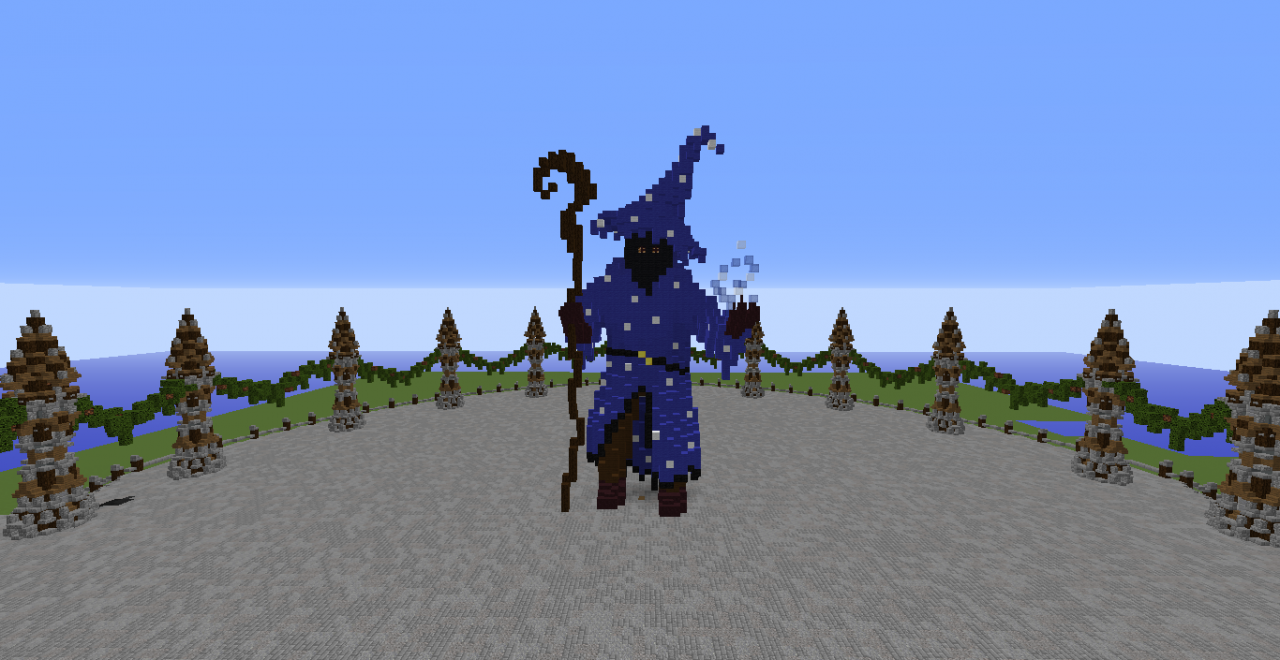 Wizard with hat Minecraft Map