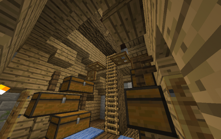 MINECRAFT | MEDIEVAL CLIFF HOUSE (with big interior!) Minecraft Map