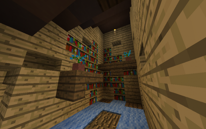 MINECRAFT | MEDIEVAL CLIFF HOUSE (with big interior!) Minecraft Map