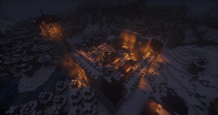 Winter Frost survival - hardcore server simulation Minecraft Map