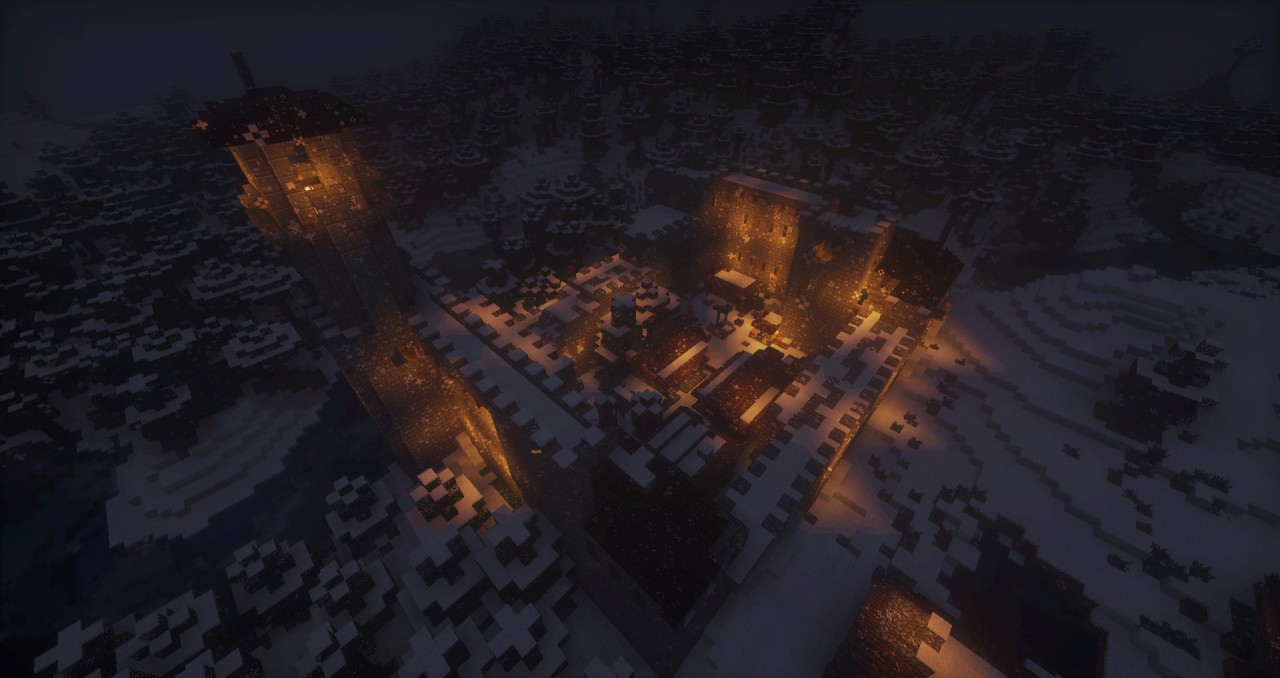 Winter Frost survival - hardcore server simulation Minecraft Map