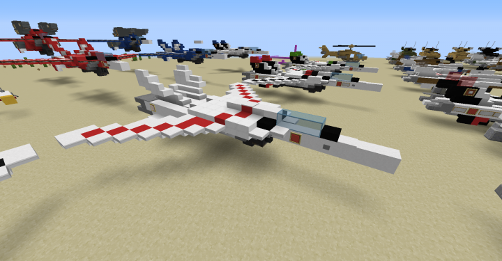Robotech VF-1 Valkyrie (new - large version) Minecraft Map