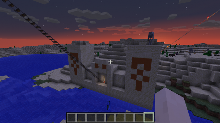the skydiver rollercoaster Minecraft Map