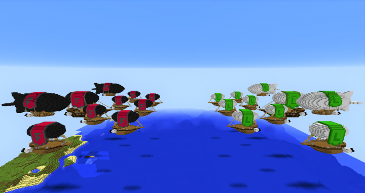 Aerial Armada - Build Minecraft Map