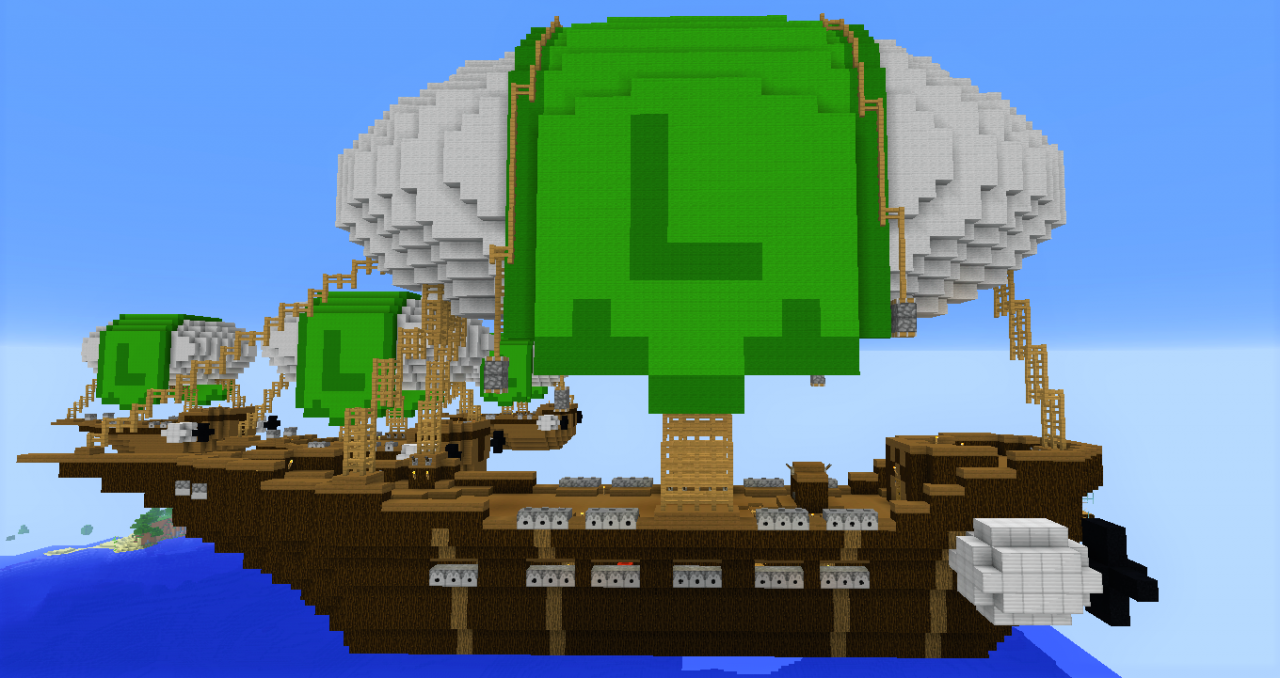 Aerial Armada - Build Minecraft Map