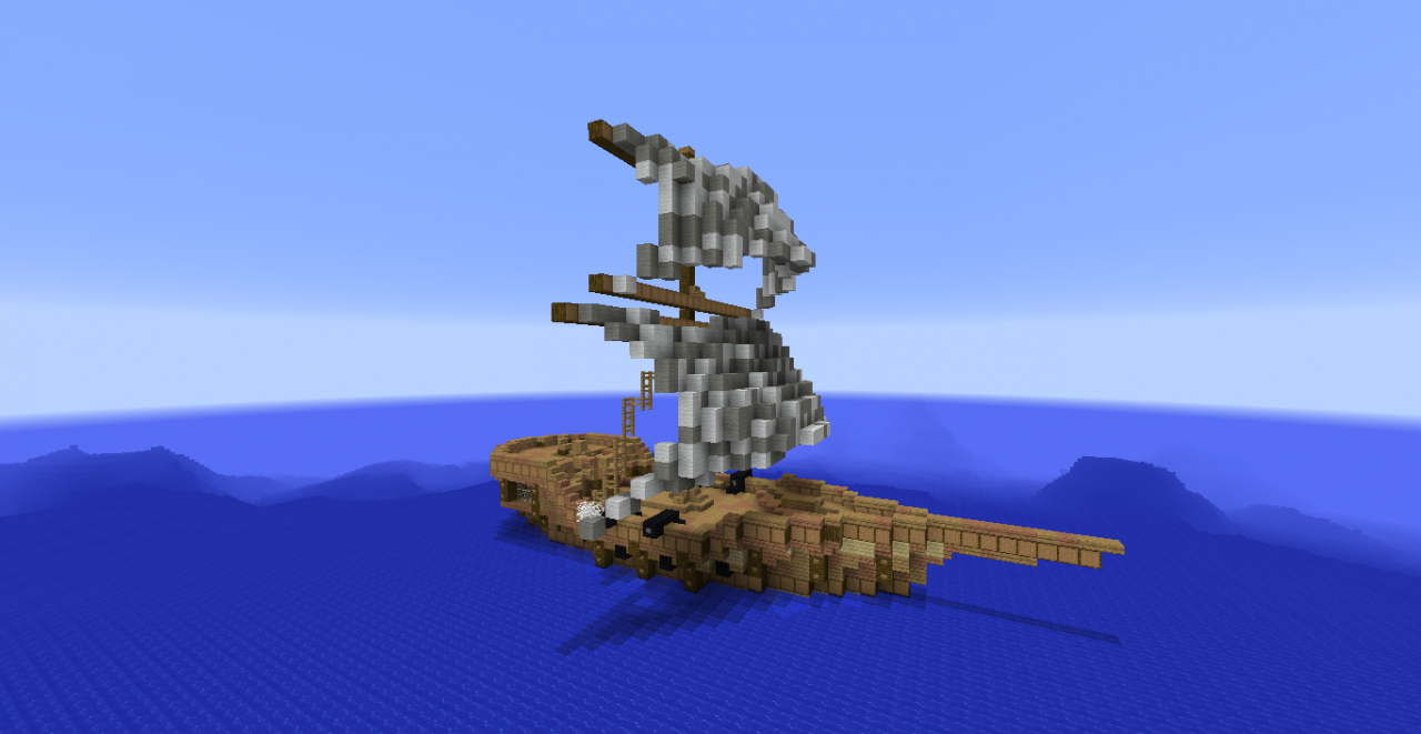 Small Warship Minecraft Map