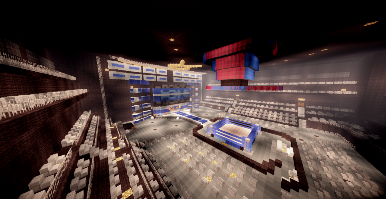 WWE SmackDown LIVE Stage 2017 Minecraft Map