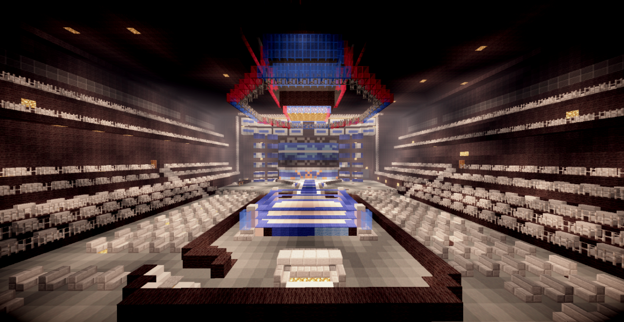 WWE SmackDown LIVE Stage 2017 Minecraft Map