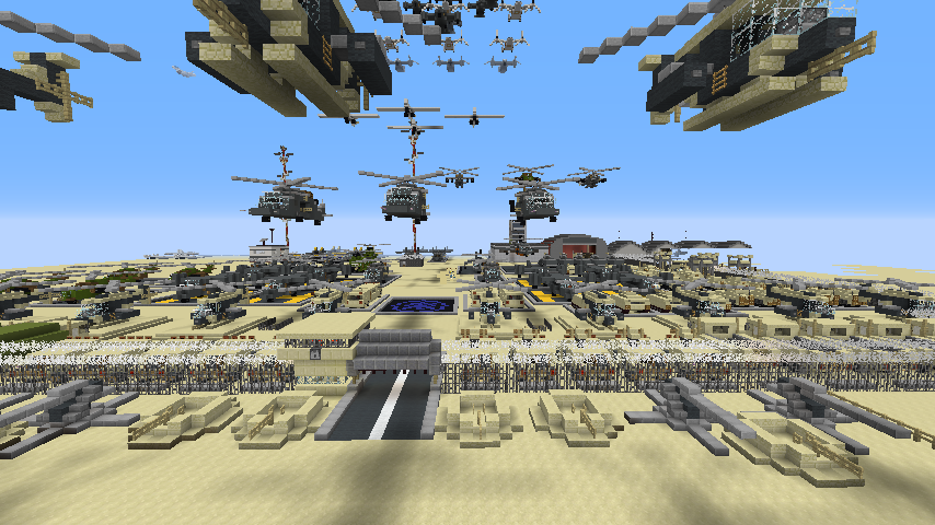 Dessert Military base [skyl1nker236 base] Minecraft Map