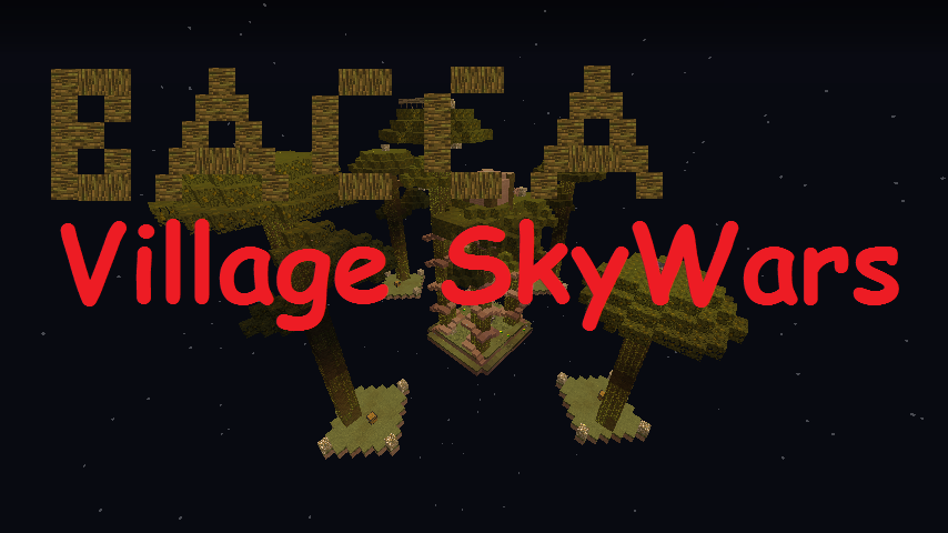 Bacca Village Lucky Block Sky Wars Minecraft Map