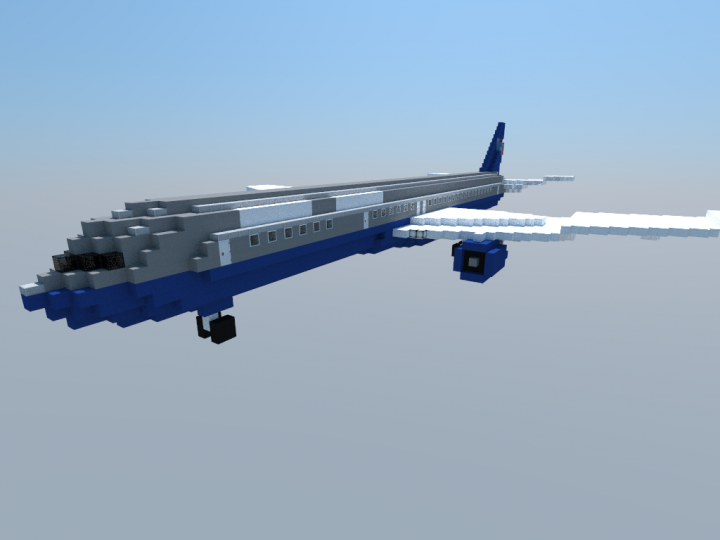 Boeing 757-222 United Airlines (Memorial plane) Minecraft Map
