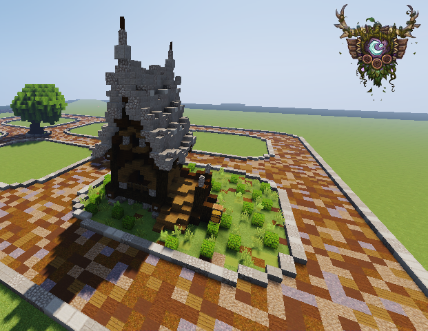 Romping peck of druid houses Minecraft Map