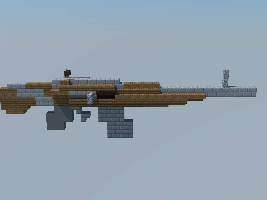 Type 40 LMG and I-39 Assault Rifle Minecraft Map