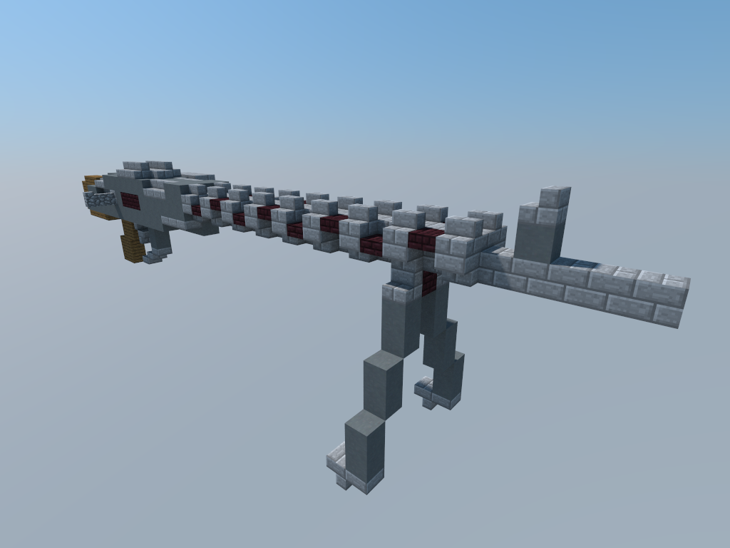 Type 40 LMG and I-39 Assault Rifle Minecraft Map