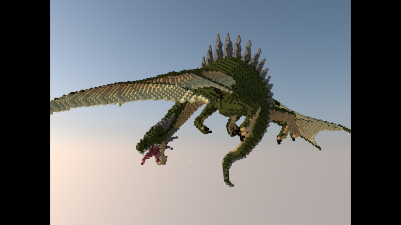 The green dragon Minecraft Map