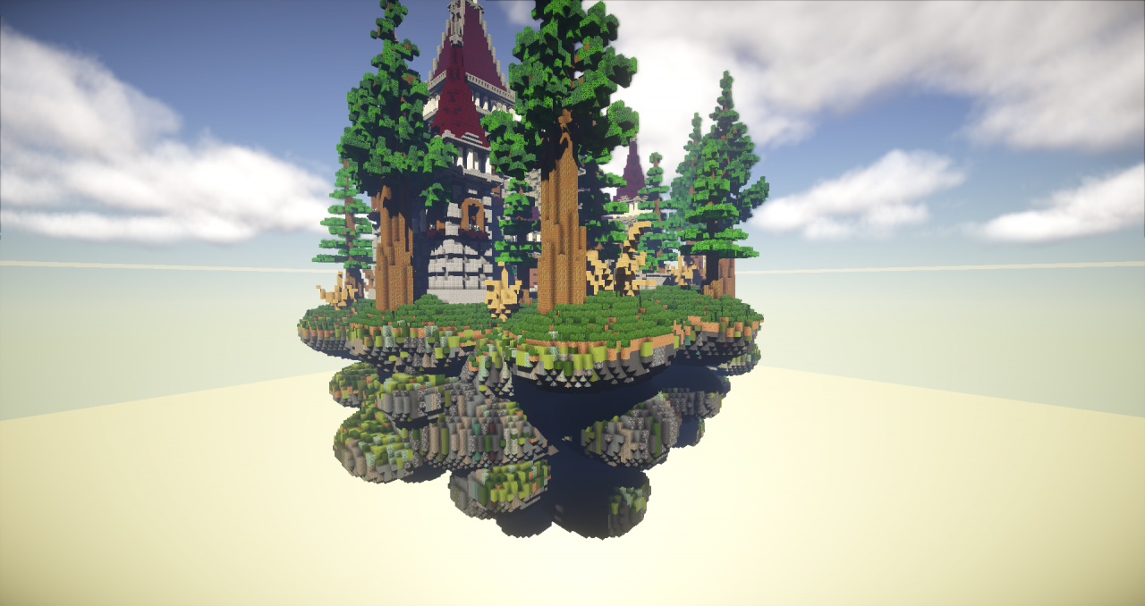 Rubin Castle - Server Hub Minecraft Map