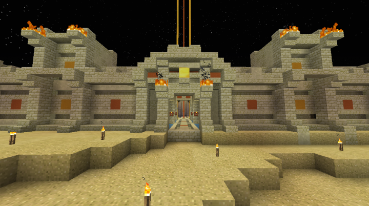 Desert Fortress Minecraft Map