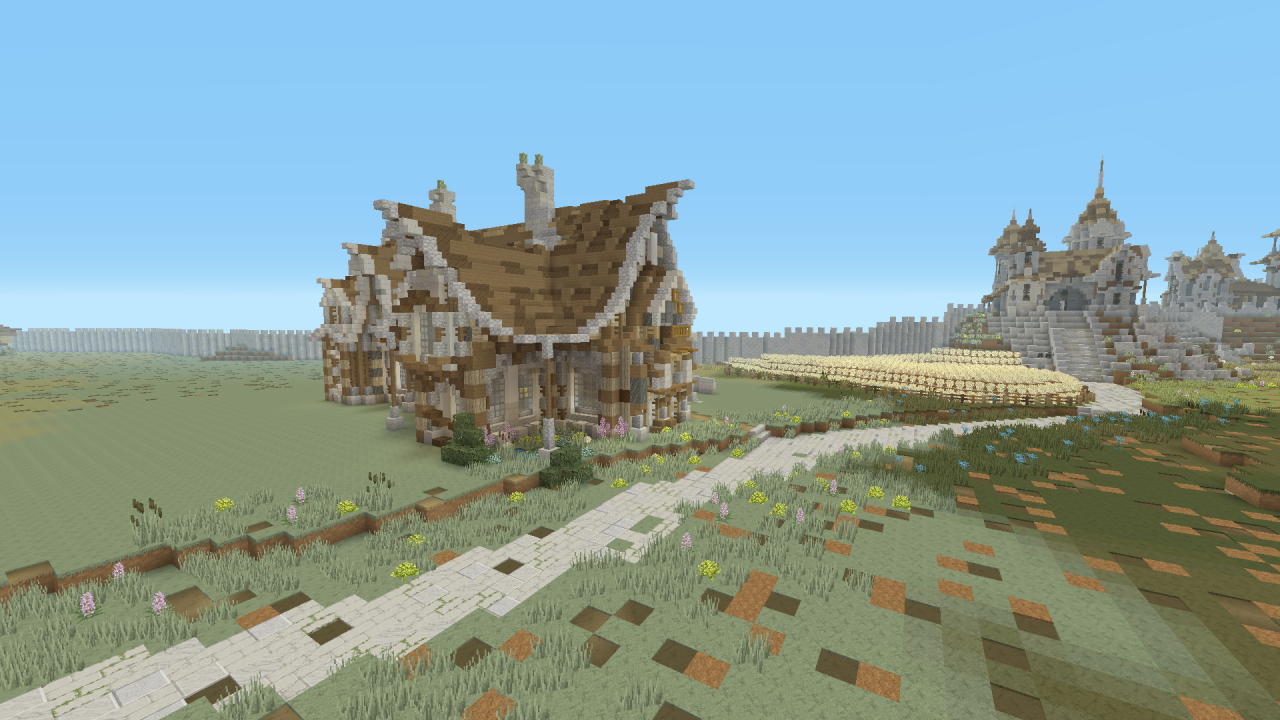 Medieval Noble mans's house I built today Minecraft Map
