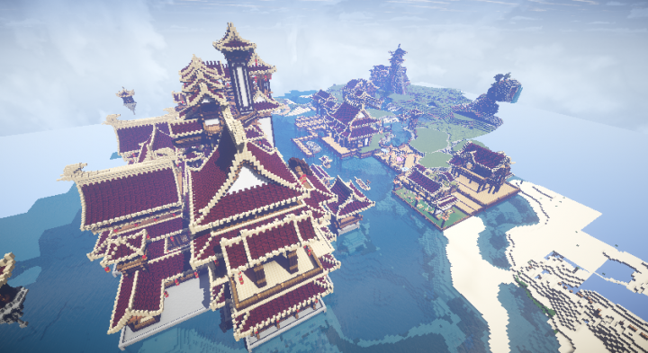 The fantasy country of eastern land Minecraft Map