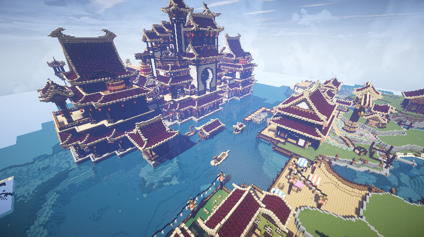 The fantasy country of eastern land Minecraft Map