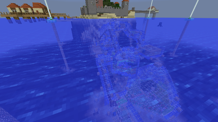 Water palace world Minecraft Map