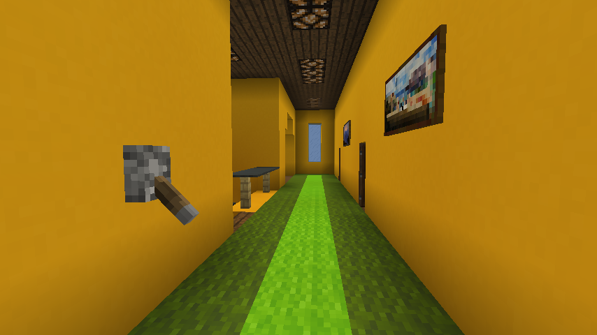 house yellow big Minecraft Map