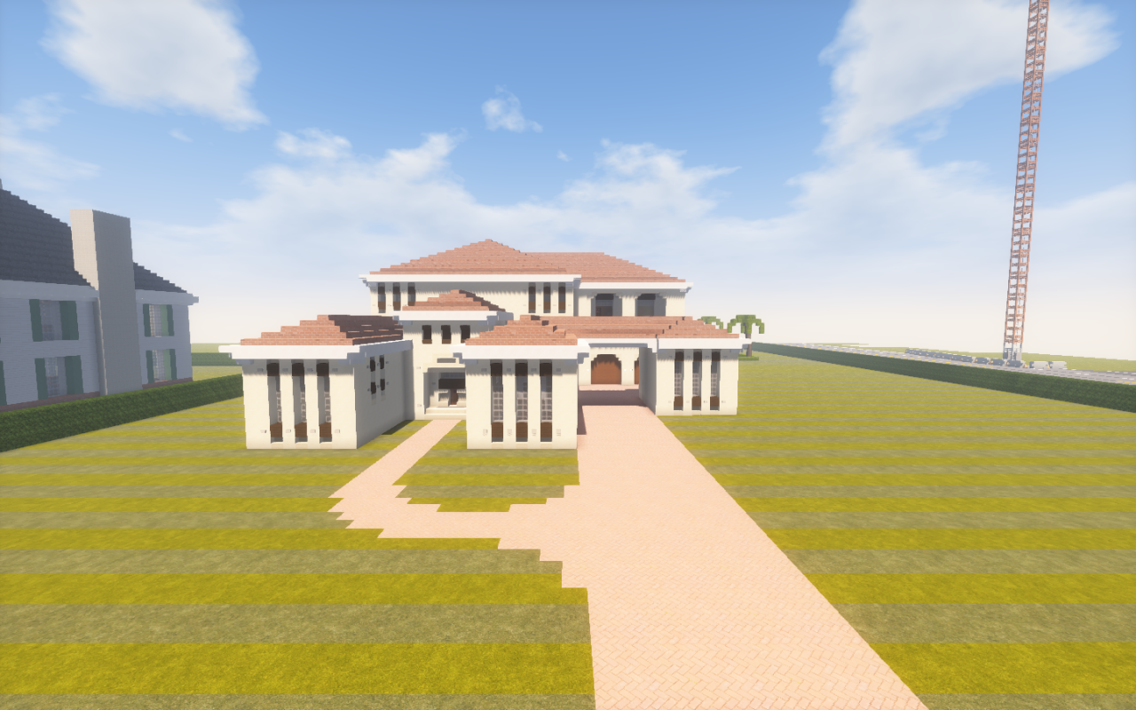 Mediterranean Mansion Minecraft Map