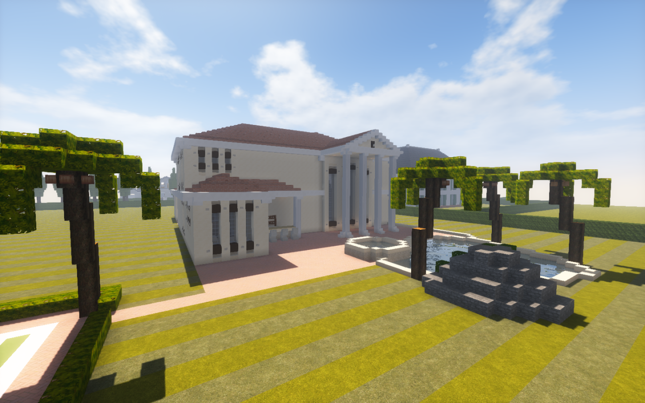 Mediterranean Mansion Minecraft Map