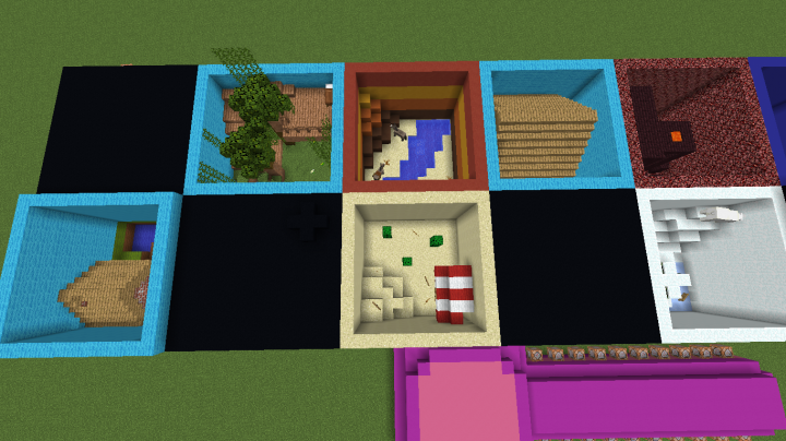 Find the button! Minecraft Map