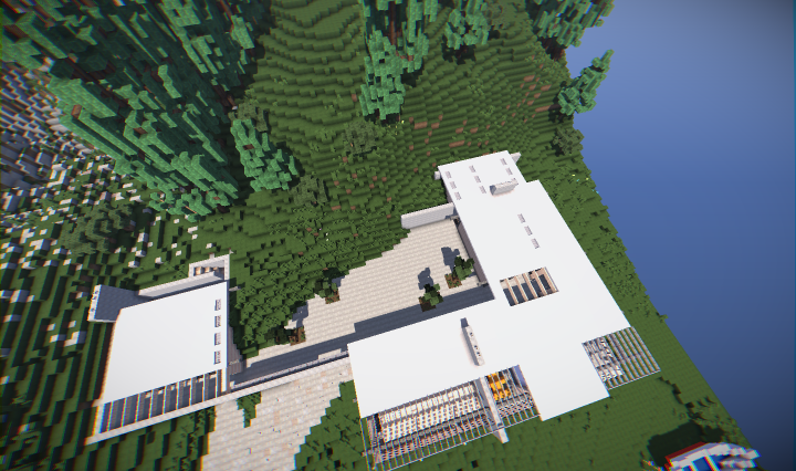 Modern Cliffside Home Minecraft Map