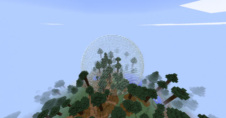 Domed World 50x50 Minecraft Map